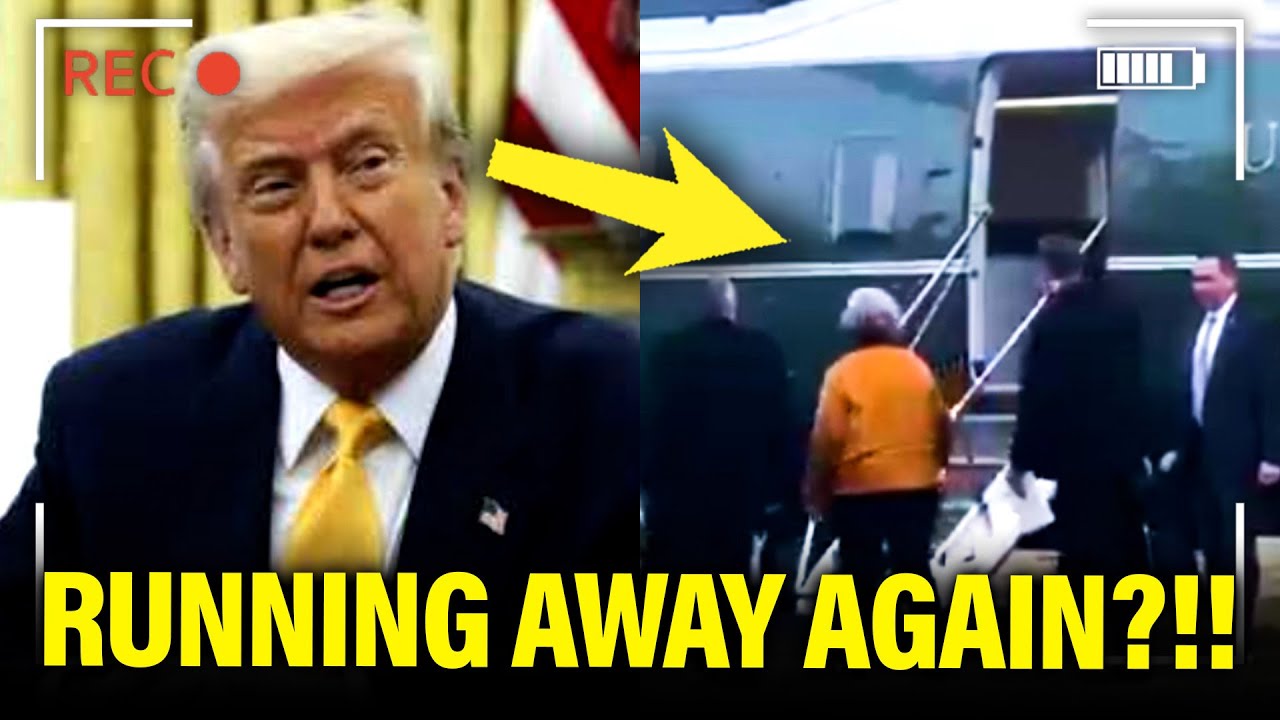 Trump Quickly FLEES from DC to RUN AWAY from BAD NEWS - One-News