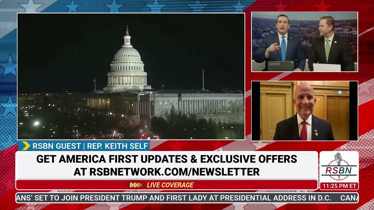 WATCH: RSBN Interviews Congressman Keith Self after President Trump's ...