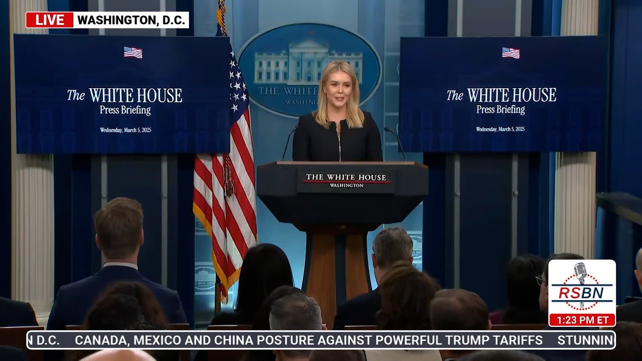 WATCH: White House Press Secretary Karoline Leavitt Holds Press Briefing – 3/5/25 | One-News