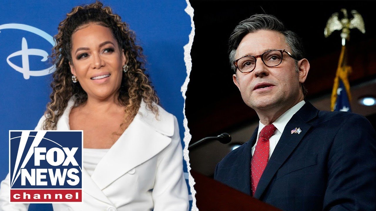 ‘ABSOLUTELY ABSURD’: Speaker Johnson fires back at Sunny Hostin for ...