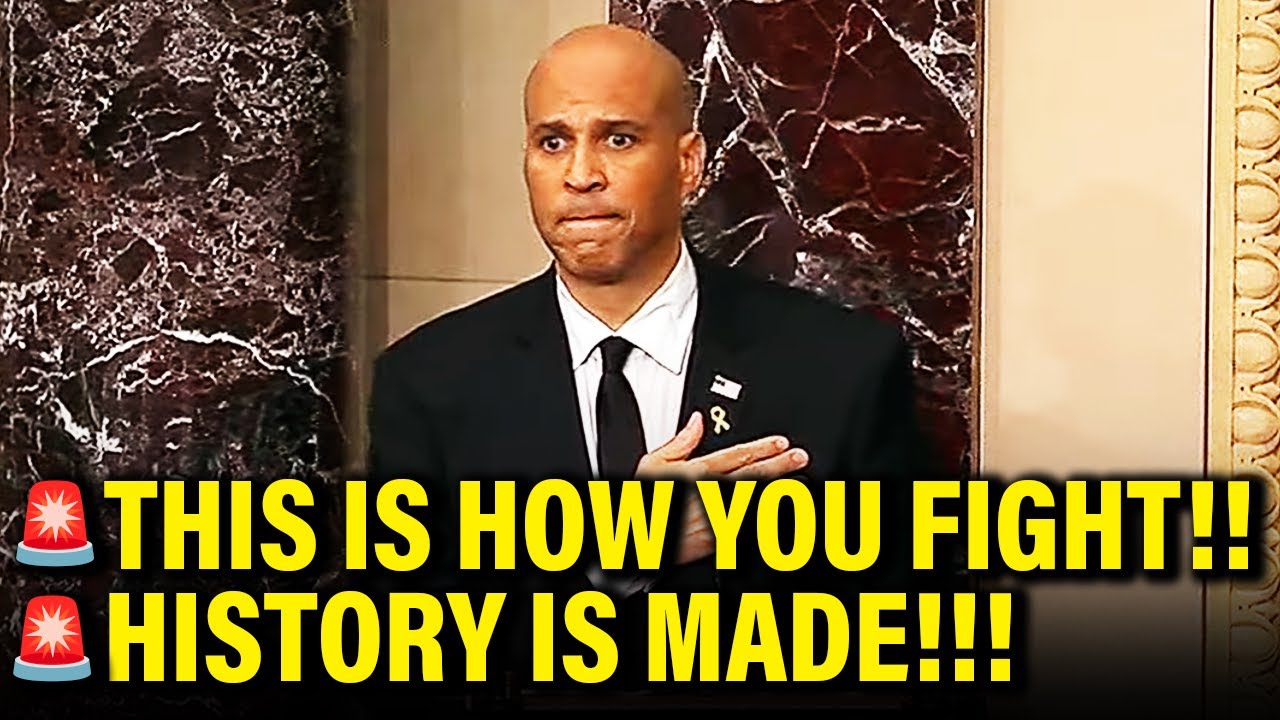 Cory Booker DROPS THE MIC with HISTORY-MAKING Speech - One-News