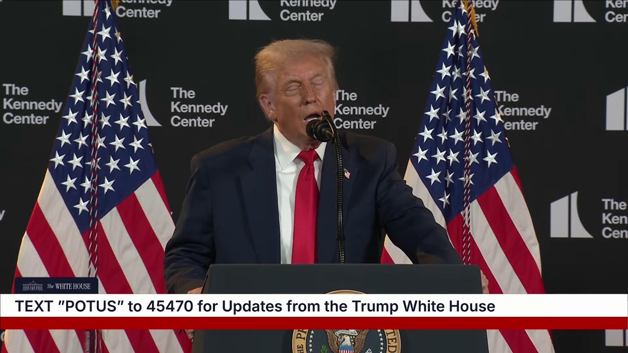President Trump Visits the Kennedy Center and Makes an Announcement ...