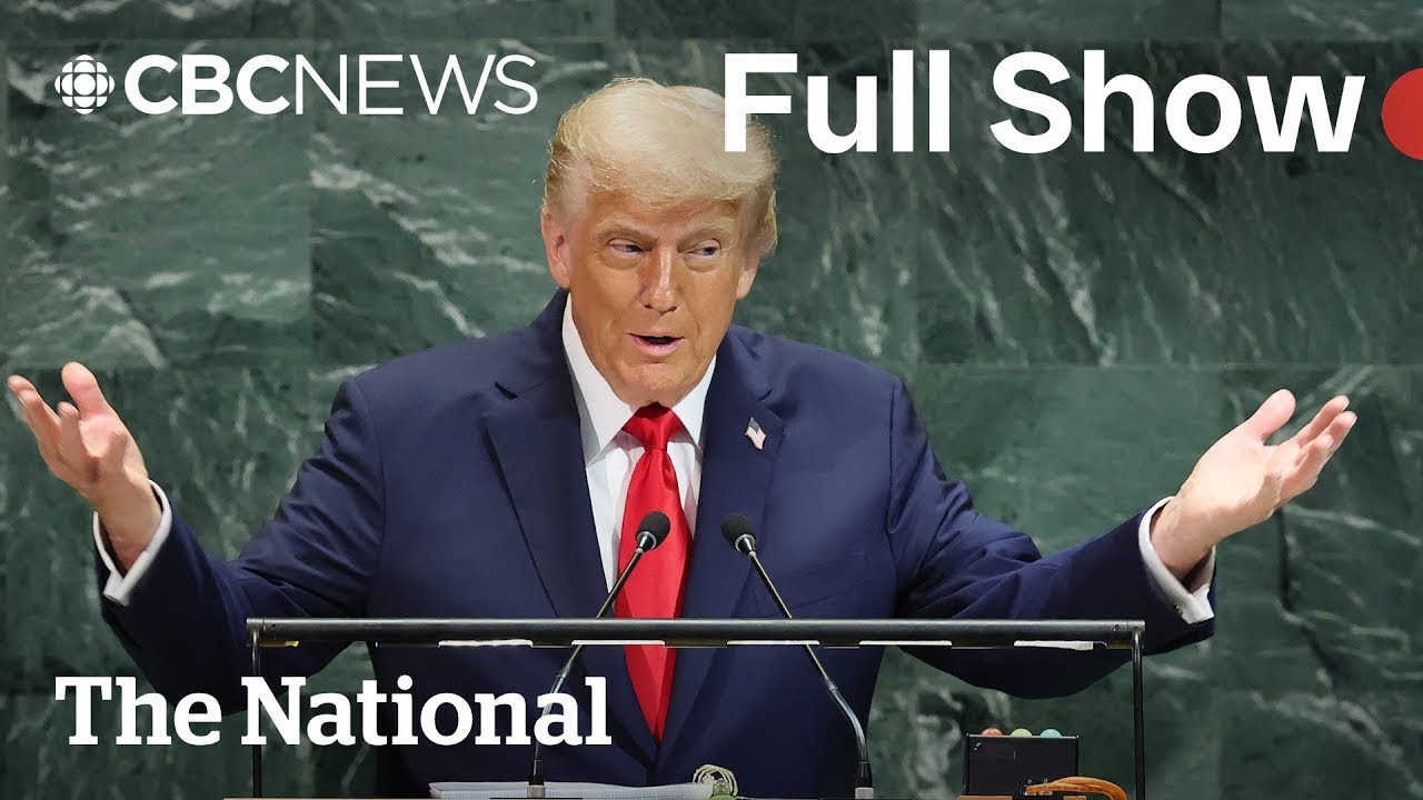 CBC News: The National | Trump scolds allies at the UN | One-News