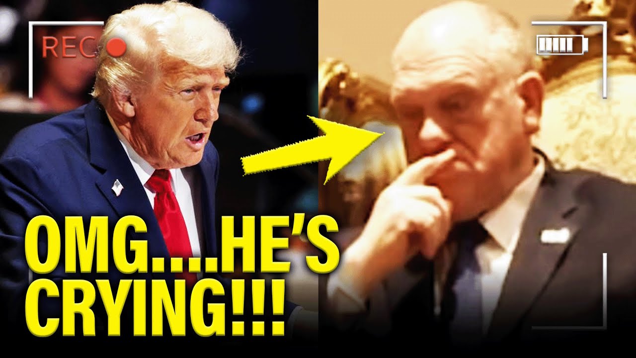 OMG! Trump’s ENFORCER now CRIES LIKE A BABY in Public - One-News