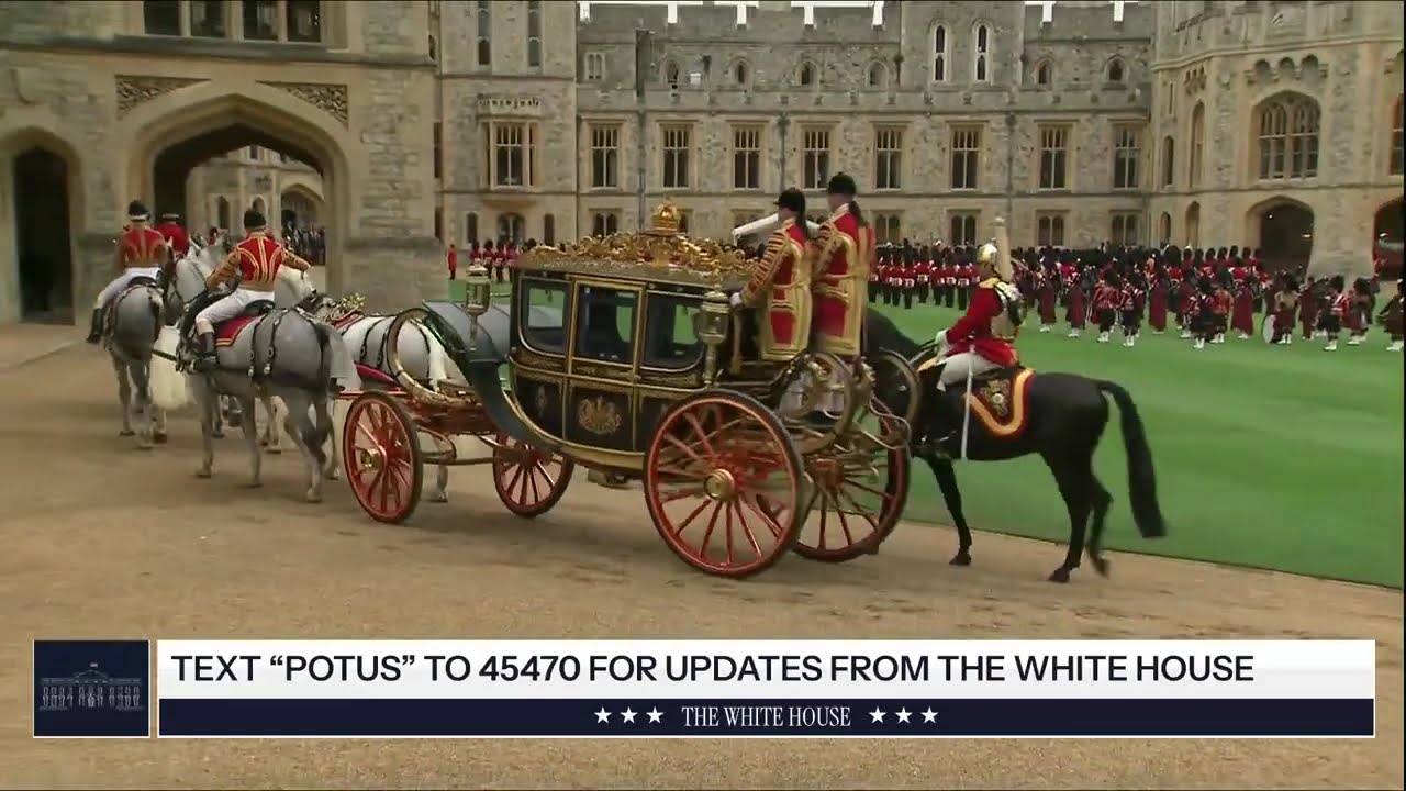 President Trump and the First Lady Participate in a Windsor Castle ...