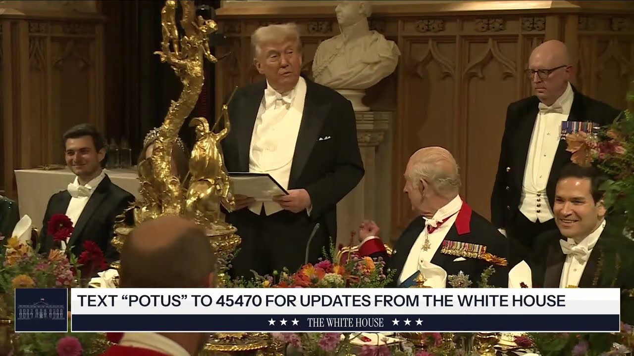 President Trump and the First Lady Participate in a State Banquet | One-News