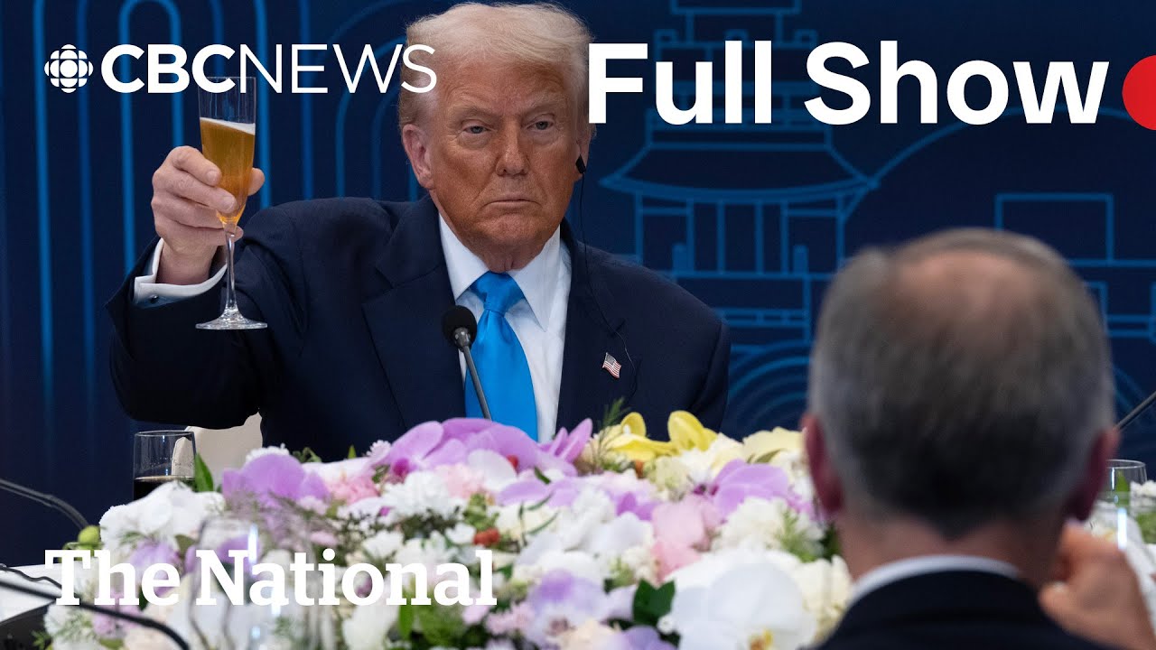CBC News: The National | Trump and Carney face to face at dinner - One-News