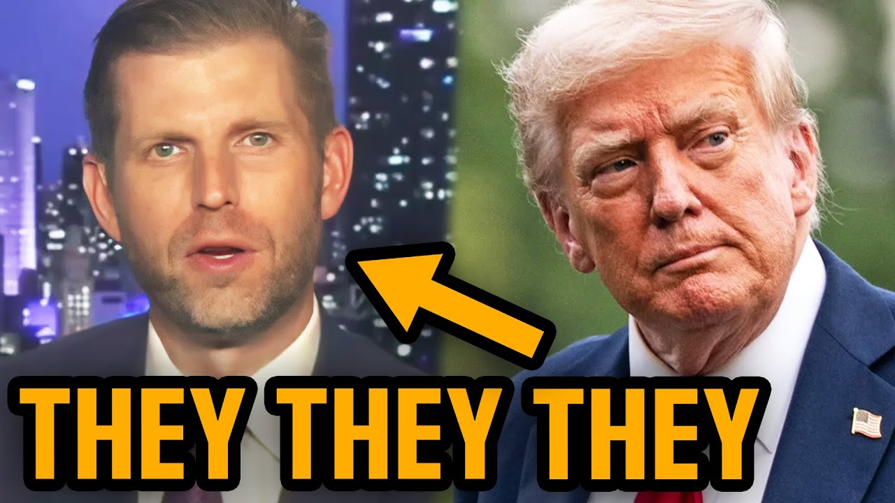 Eric Trump suffers “THEY” stroke, unable to control his speech - One-News