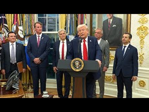President Trump Makes an Announcement, Oct. 10, 2025 - One-News