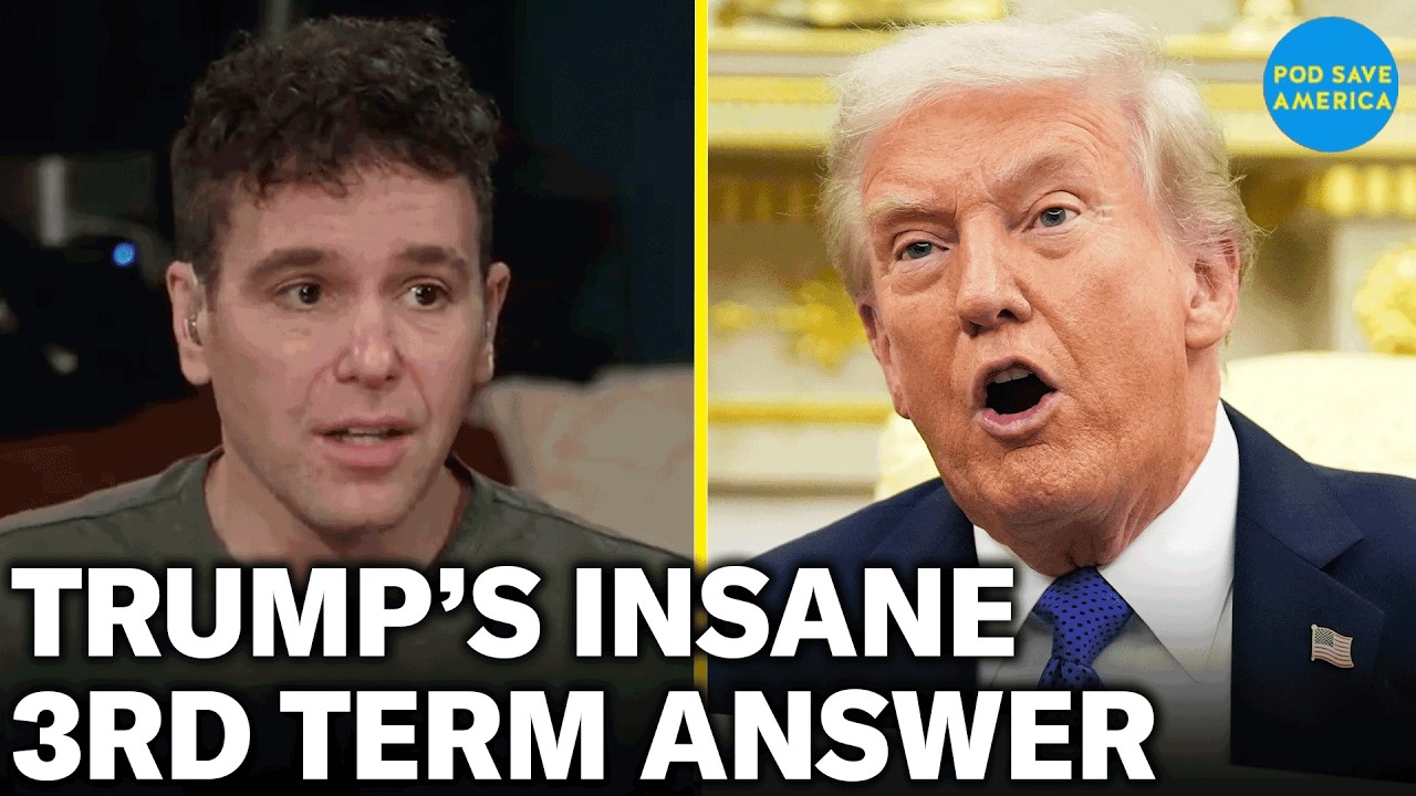 Trump Gives INSANE Answer On Running For A 3rd Term (feat. Marc Elias ...