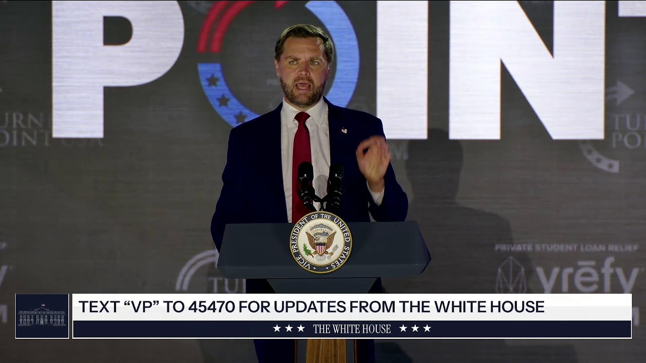 Vice President JD Vance Delivers Remarks at a Turning Point USA Tour ...
