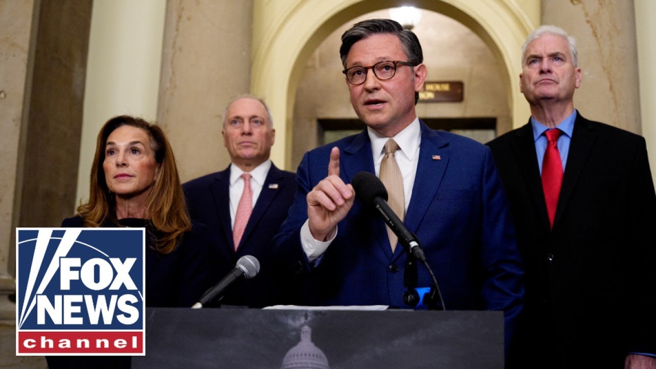 WATCH LIVE: Speaker Johnson, GOP leaders hold press conference as ...