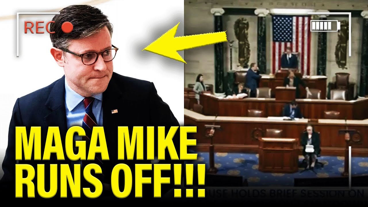 MAGA Mike RUNS OFF of House Floor as HE FINALLY CRACKS - One-News