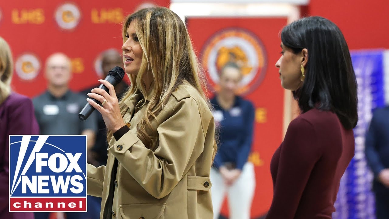 WATCH: First lady Melania Trump, second lady Usha Vance make remarks to ...
