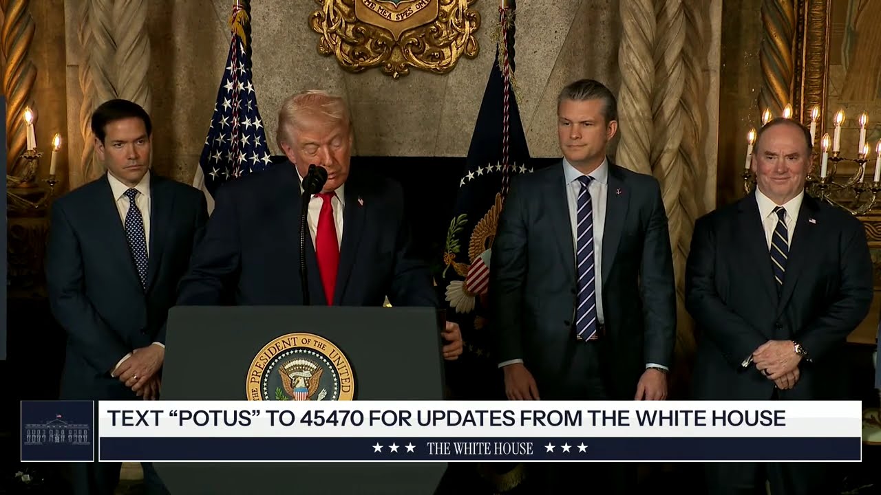 President Trump Makes an Announcement with the Secretary of War and the ...