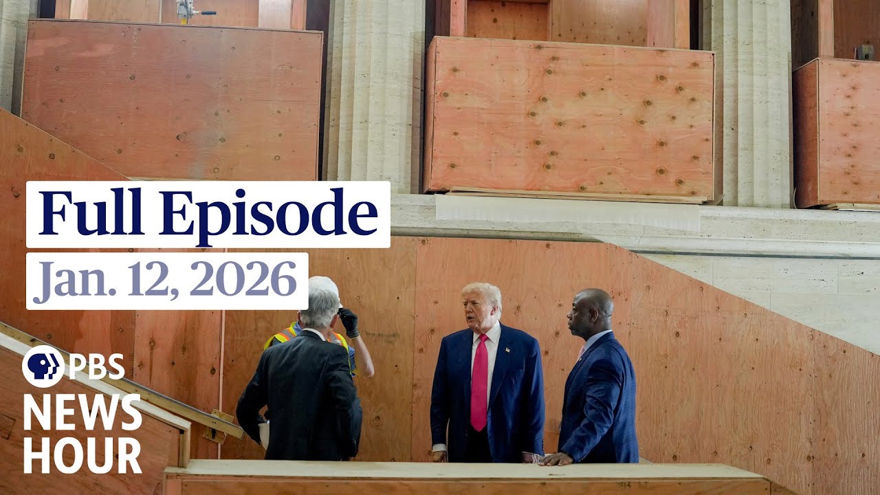 PBS News Hour full episode, Jan. 12, 2026 - One-News