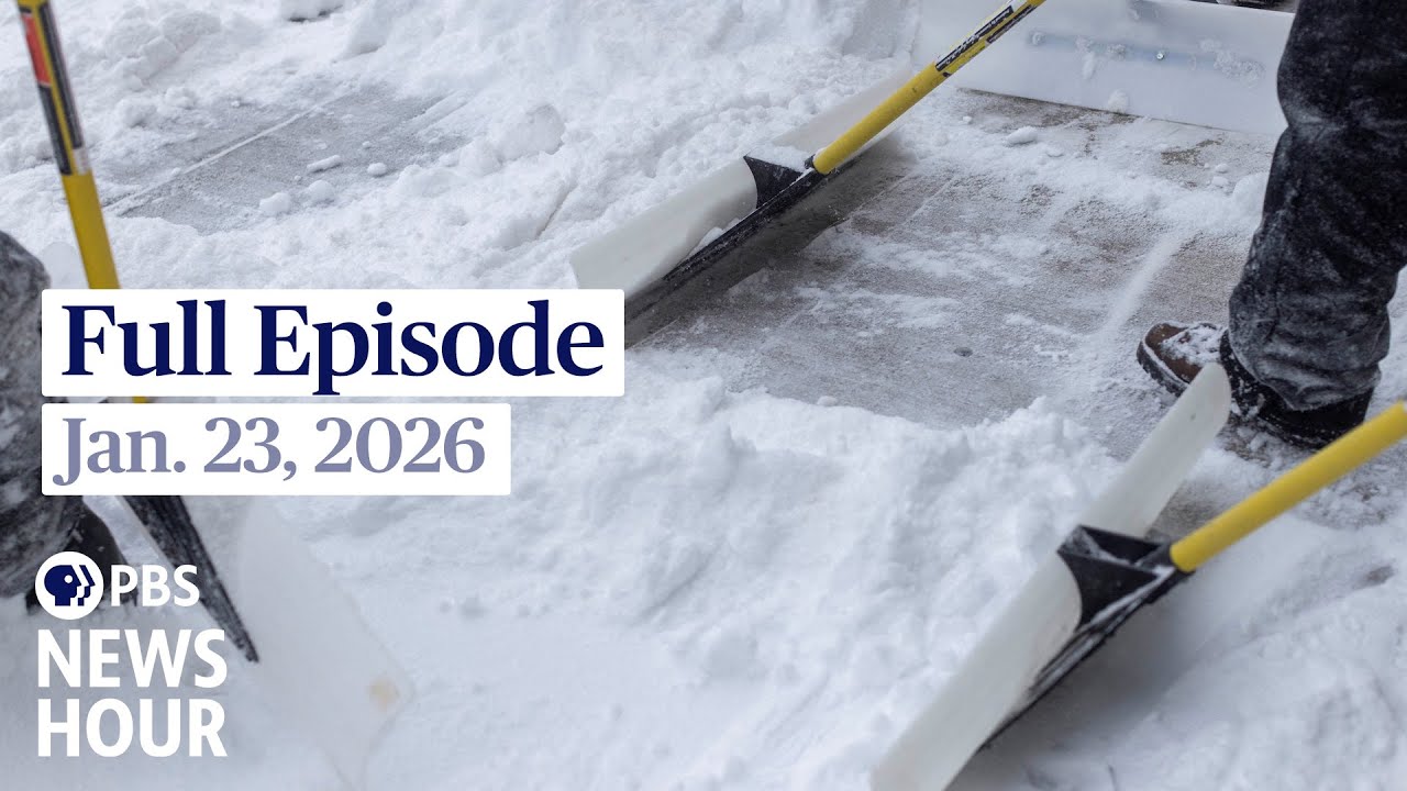 PBS News Hour full episode, Jan. 23, 2026 - One-News