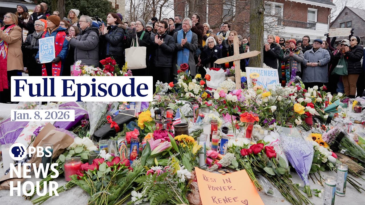 PBS News Hour full episode, Jan. 8, 2026 - One-News