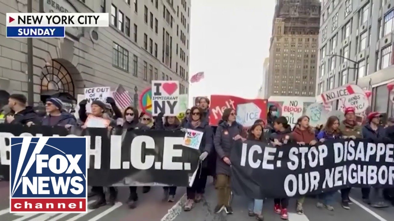 THOUSANDS of anti-ICE protesters take to the streets in blue cities ...