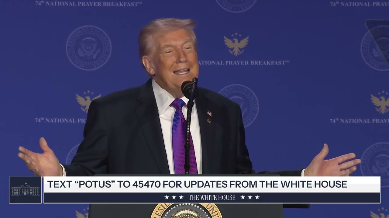 President Trump Attends the National Prayer Breakfast - One-News