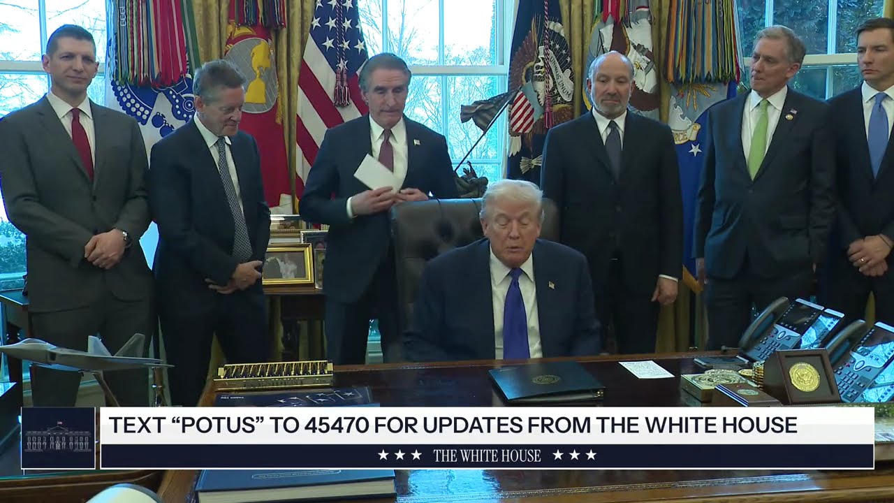 President Trump Participates in Signing Time, Feb. 2, 2026 - One-News