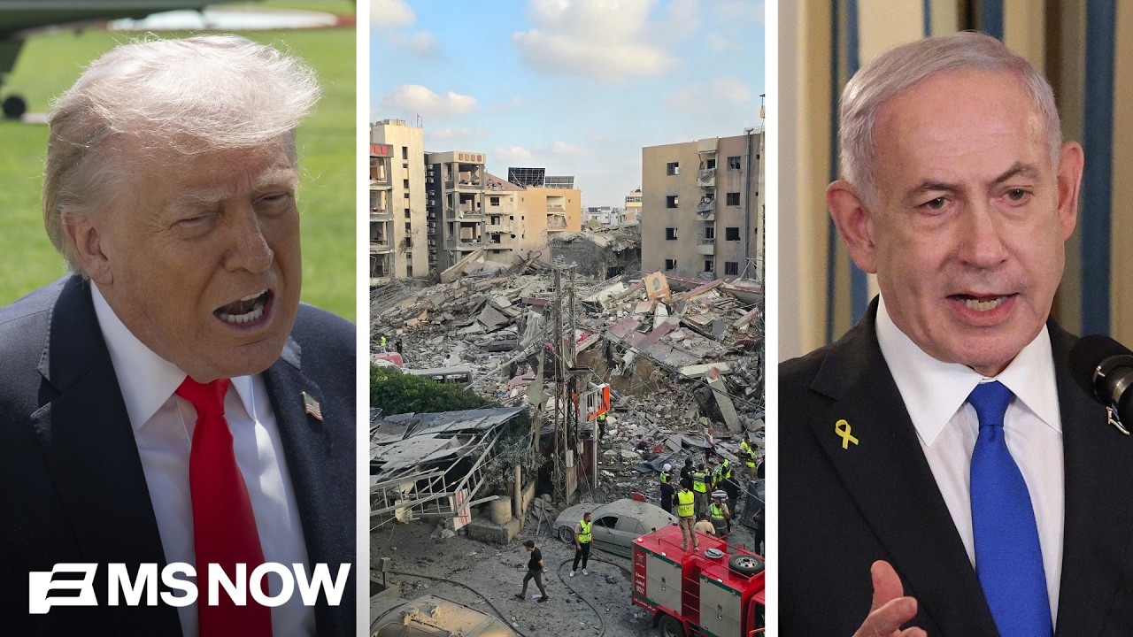 Trump LASHES OUT at Netanyahu in call on Lebanon, Iran war - One-News